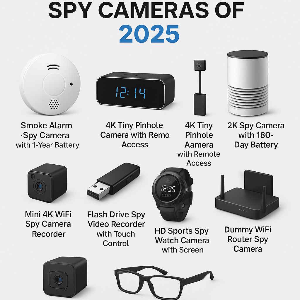 Top 10 Must-Have Spy Cameras of 2025