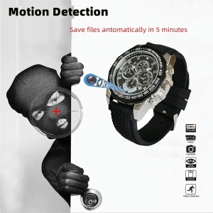 Watch Camera with Expandable Memory and Night Vision