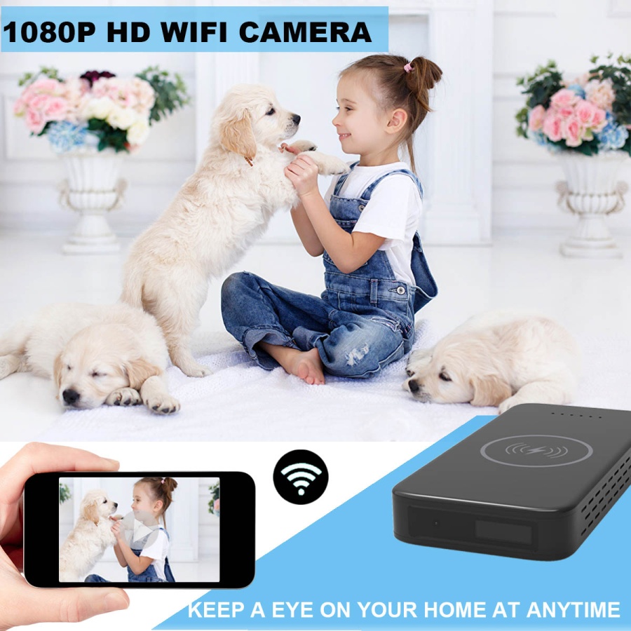 Wifi Spy Camera with 180 Day Battery, Night Vision and Motion Detection