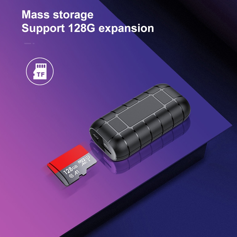 Back Clip Voice Recorder Expandable Memory 20 Day Battery