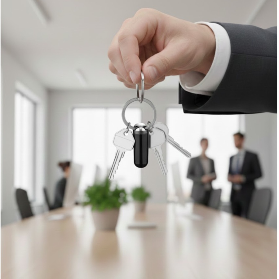 Discreet Keyring Voice Recorder With No Flashing Lights
