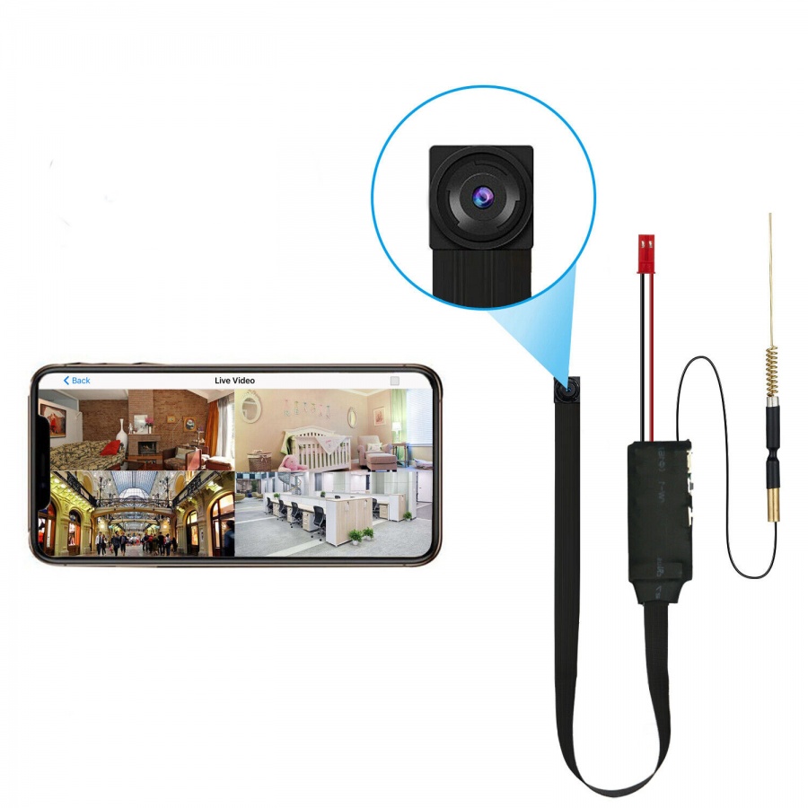 4K Pinhole Wifi Camera with Night Vision and Motion Detection