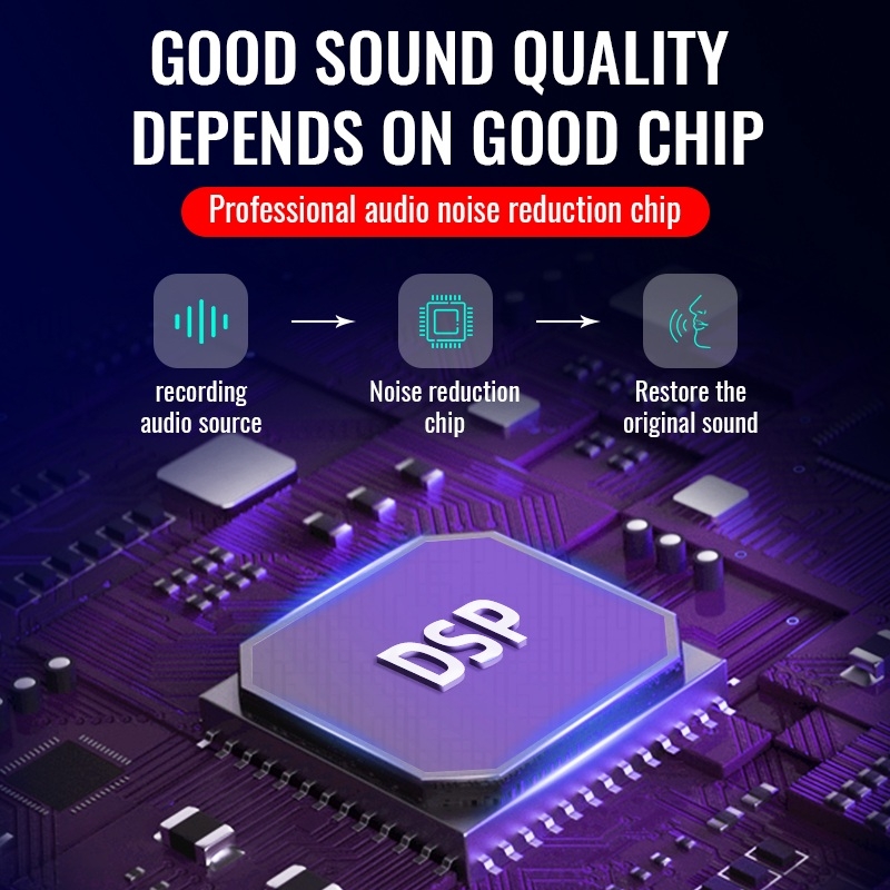 Heart Voice recorder with 60 Hour Battery and Voice Activation