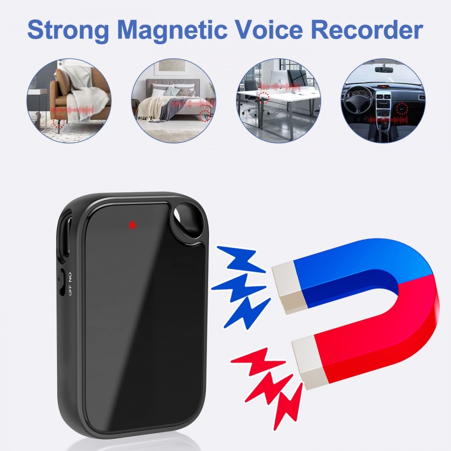 High Definition Voice Recorder with 388 Hours of Audio Memory