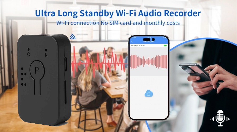 Long Range Wifi Listening Device Audio Recorder