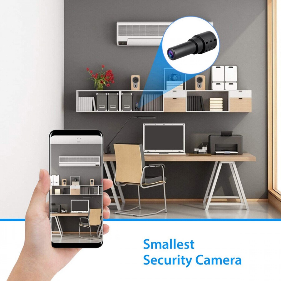 Mini HD Wifi Camera with Wide Angle Lens and Motion Detection