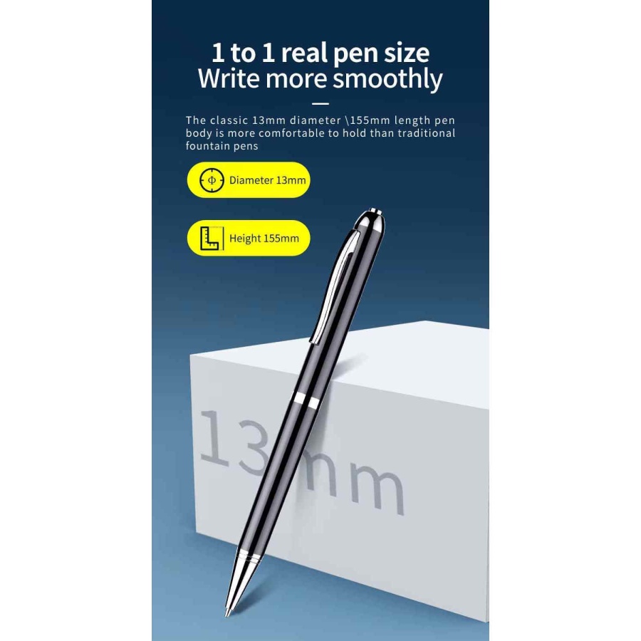 Pen Voice Recorder, Voice Activation and Easy to Use
