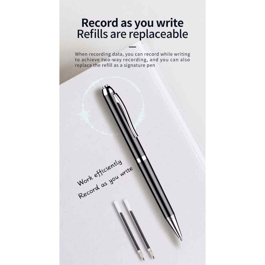 Pen Voice Recorder, Voice Activation and Easy to Use