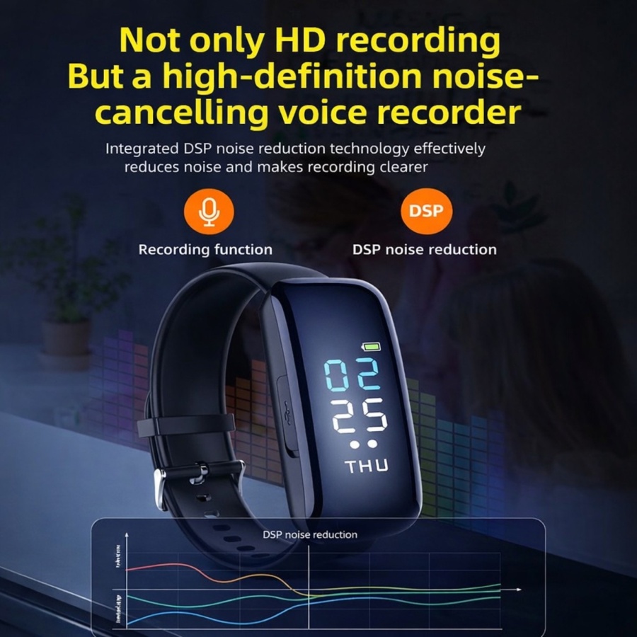 Smart Watch Video Camera and Voice Recorder