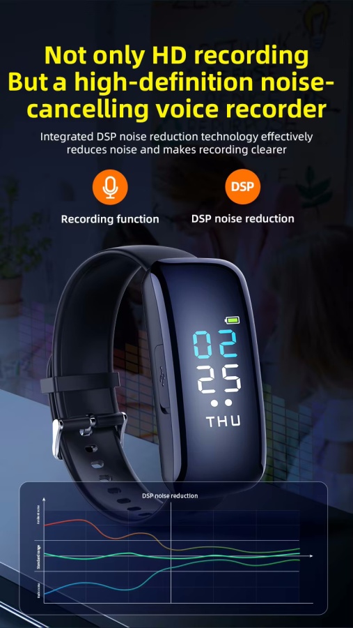 Spy Smart Watch Video Camera and Voice Recorder