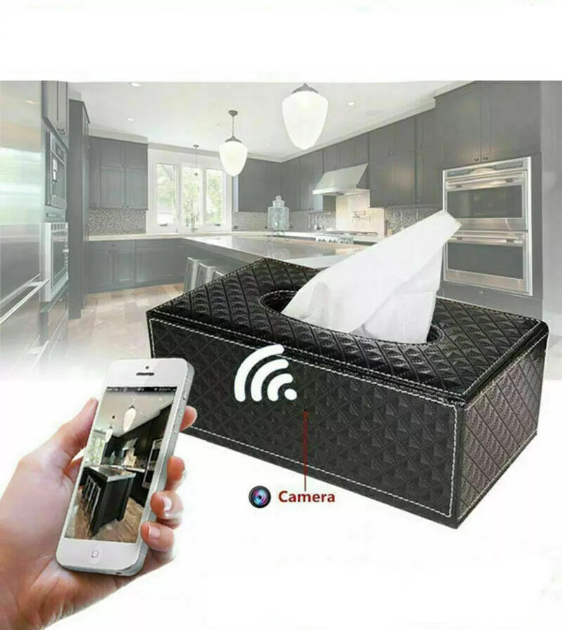Tissue Box Camera with WiFi and Motion Detection