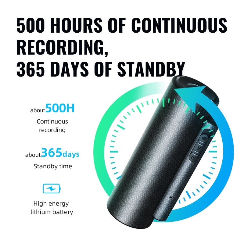 Voice Recorder 500 Hour Battery Life 32GB Memory