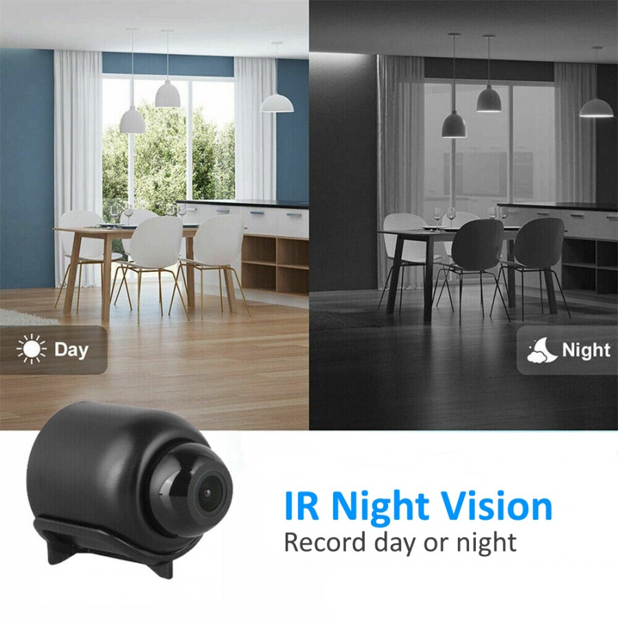 Wifi Mini Security Camera with Night Vision and Motion Detection